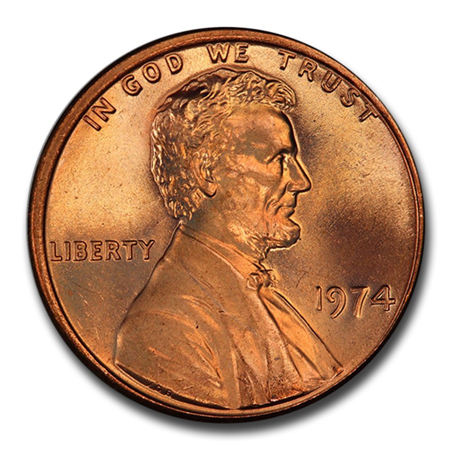 Buy 1974 Lincoln Cent MS-67+ PCGS (Red) | APMEX