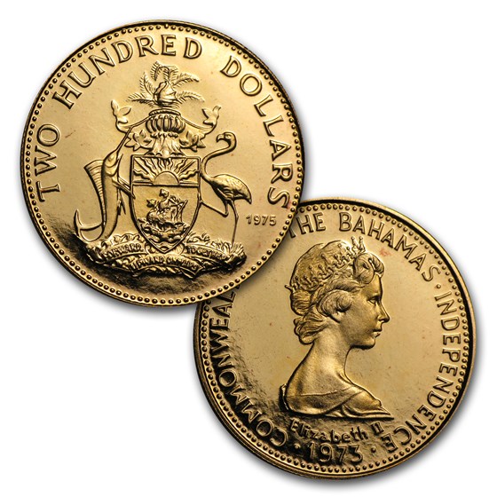 Buy 1975 Bahamas 4-Coin Gold Set BU | APMEX