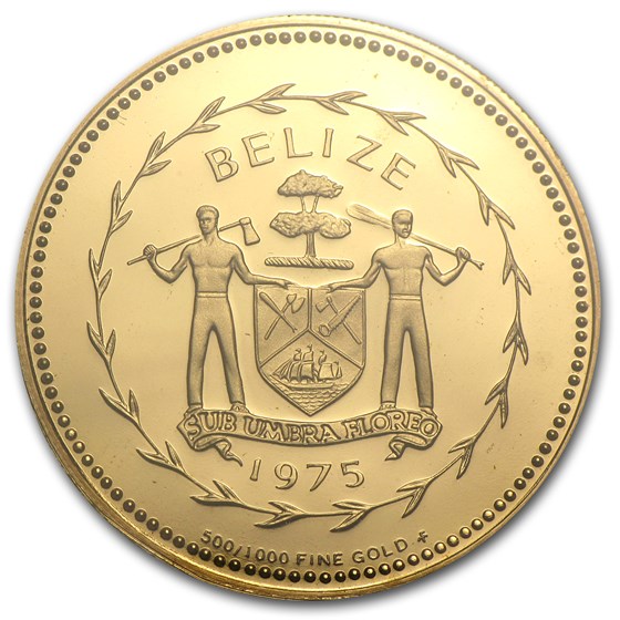 Buy 1975 Belize Proof Gold 100 Dollars Anniversary United Nations | APMEX