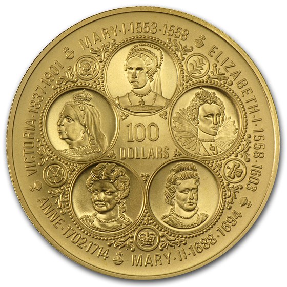 Buy 1975 Cayman Islands Gold 100 Dollars BU | APMEX