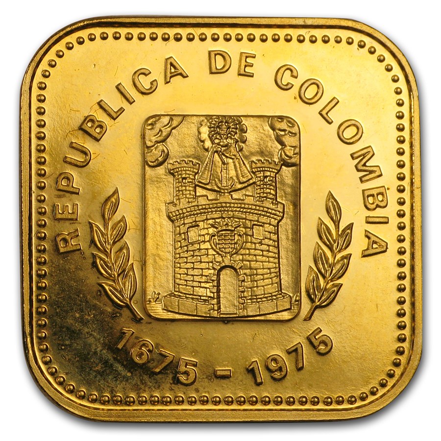 Buy 1975 Colombia Proof Gold 2000 Pesos (Impaired) | APMEX