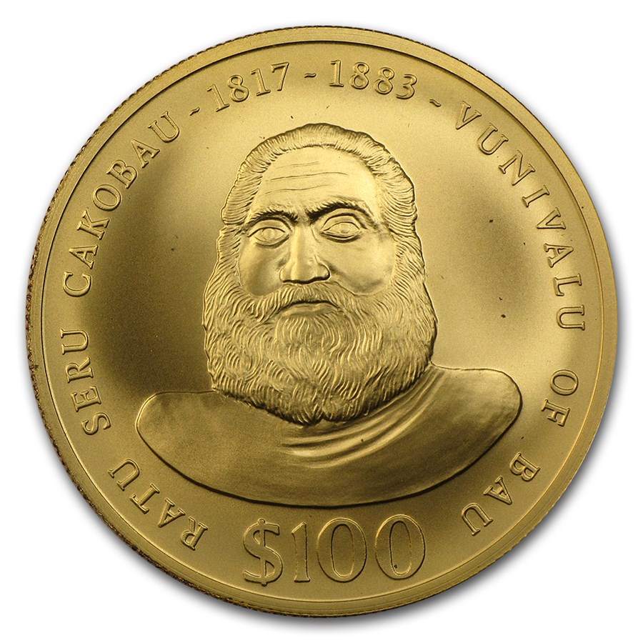 Buy 1975 Fiji Gold $100 King Cakobau BU | APMEX