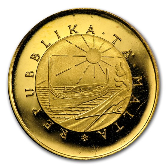 Buy 1975 Malta 50 Pounds Gold (AGW .4422) | APMEX