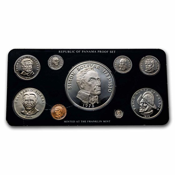 Buy 1975 Panama Silver 9-Coin Proof Set | APMEX