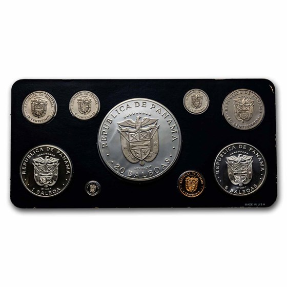 Buy 1975 Panama Silver 9-Coin Proof Set | APMEX