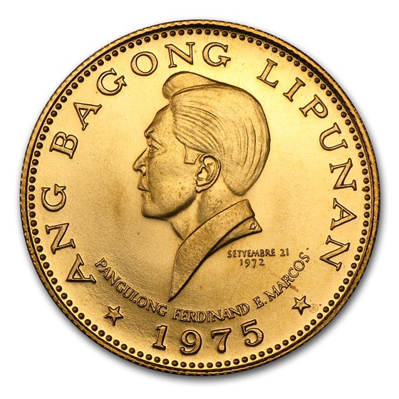 Buy 1975 Philippines Gold 1000 Piso Marcos (BU/Proof) | APMEX