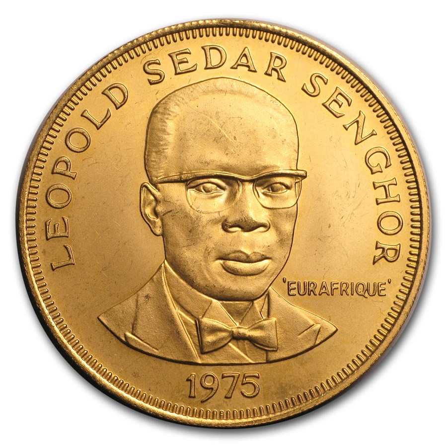 Buy 1975 Senegal Gold 2500 Francs 25th Ann. Eurafrique Program BU | APMEX