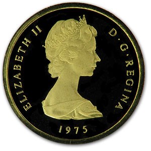 Buy 1975 Turks & Caicos Proof Gold 25 Crowns Arms | APMEX