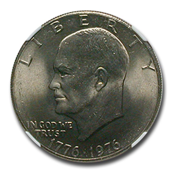 Buy 1976 Clad Eisenhower Dollar MS-67 NGC (Type-2) | APMEX