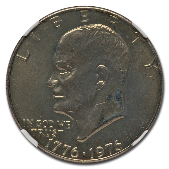 Buy 1976 Clad Eisenhower Dollar Type-I MS-66 NGC | APMEX