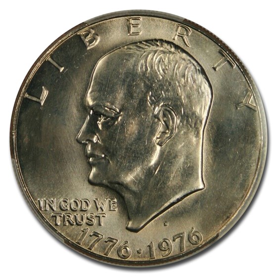 1976-D Clad Eisenhower Dollar MS-67+ PCGS