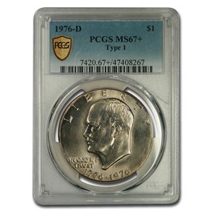 1976-D Clad Eisenhower Dollar MS-67+ PCGS