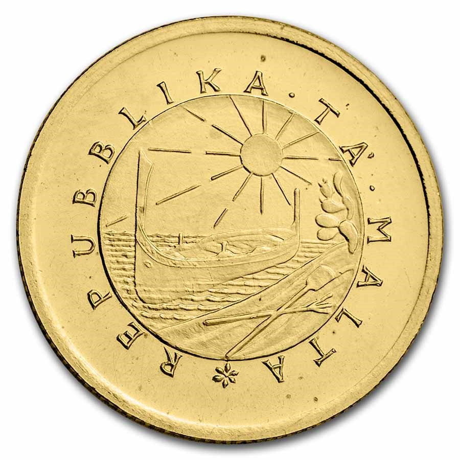 Buy 1976 Malta Gold 10 Pounds Butterfly BU | APMEX