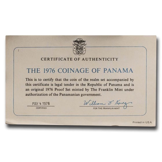 Buy 1976 Panama 2-Coin Proof Set | APMEX