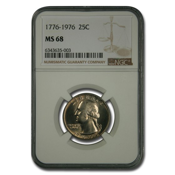 Buy 1976 Washington Quarter MS-68 NGC | APMEX