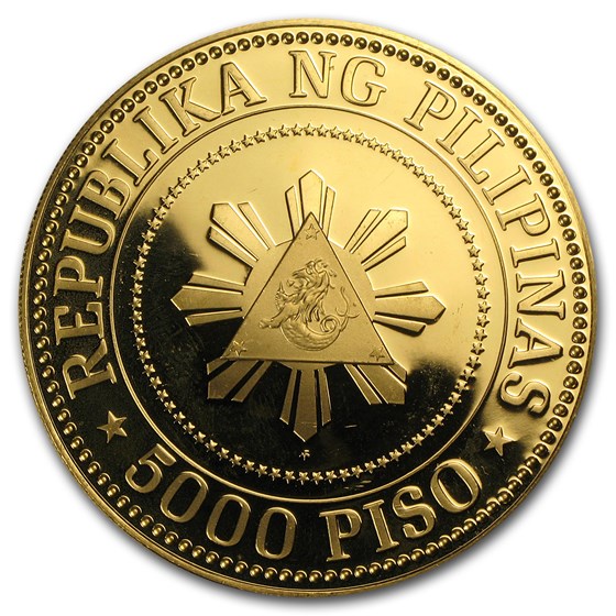 Buy 1977 Philippines Gold 5000 Piso Proof | APMEX