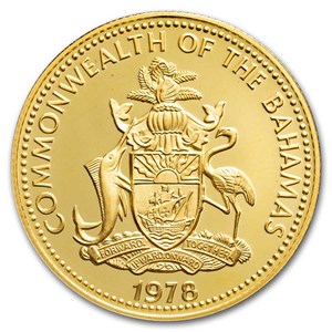 Buy 1978 Bahamas Proof Gold $100 Sir MIlo Butler | APMEX