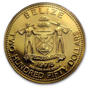 Buy 1978 Belize Gold Two Hundred Fifty Dollars BU | APMEX