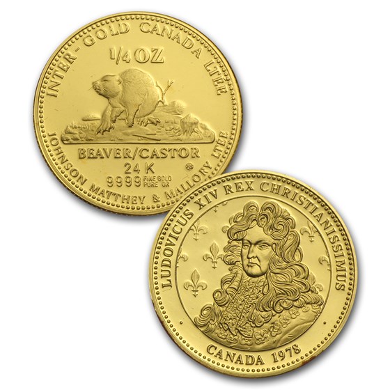 Buy 1978 Canada 4-Coin Gold JM & Mallory Set (LTEE Beaver/Castor) | APMEX