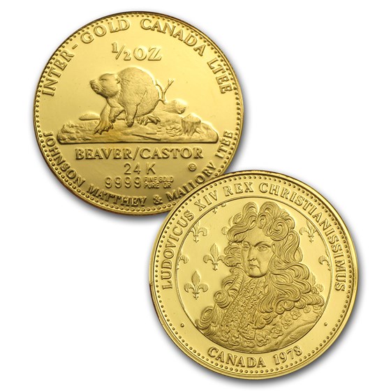 Buy 1978 Canada 4-Coin Gold JM & Mallory Set (LTEE Beaver/Castor) | APMEX