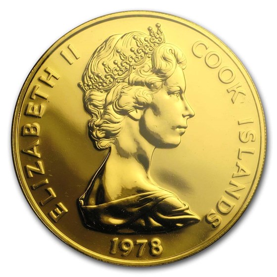 Buy 1978 Cook Islands Gold $200 Captain James Cook BU | APMEX