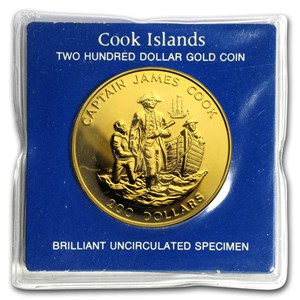 Buy 1978 Cook Islands Gold $200 Captain James Cook BU | APMEX