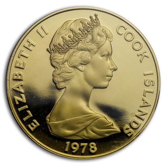 Buy 1978 Cook Islands Gold $200 Captain James Cook Proof | APMEX