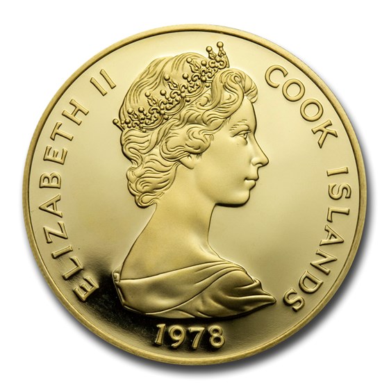 Buy 1978 Cook Islands Gold $250 Captain James Cook Proof | APMEX