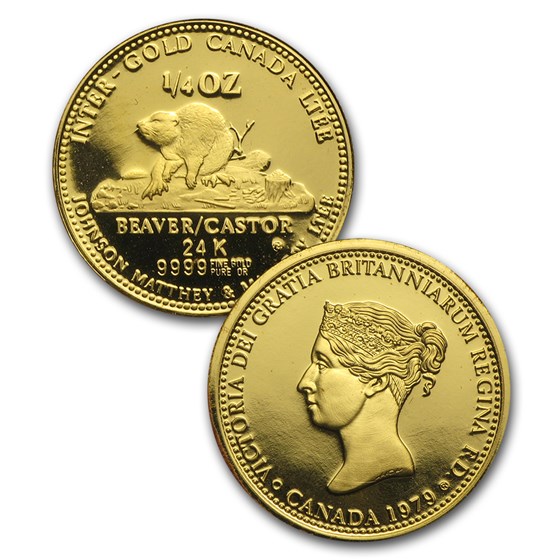 Buy 1979 Canada 4-Coin Gold JM & Mallory Set (LTEE Beaver/Castor) | APMEX