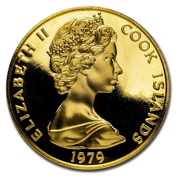 Buy 1979 Cook Islands Gold $100 Proof Tangaroa Head BU | APMEX