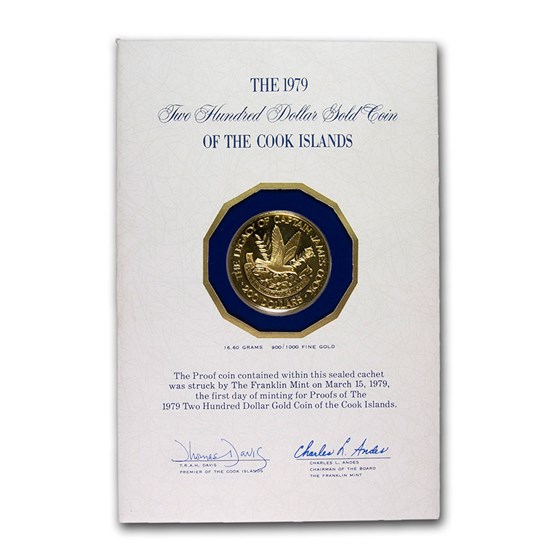 Buy 1979 Cook Islands Gold $200 Legacy of Captain Cook Proof | APMEX