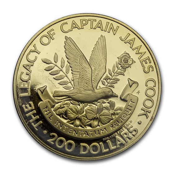 Buy 1979 Cook Islands Gold $200 Legacy of Captain Cook Proof | APMEX