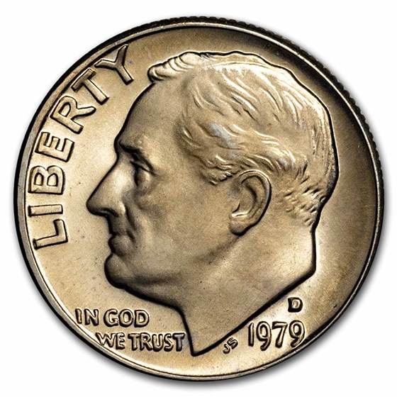 Buy 1979-D Roosevelt Dime 50-Coin Roll BU | APMEX