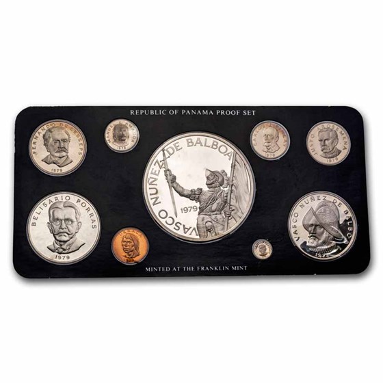 Buy 1979 Panama Silver 9-Coin Proof Set | APMEX