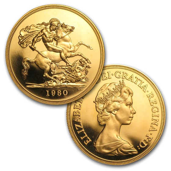 Buy 1980 Great Britain 4-Coin Gold Proof Set | APMEX