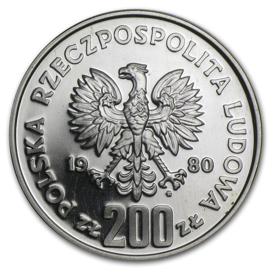 Buy 1980 Poland Silver 200 Zlotych Pattern Proof | APMEX