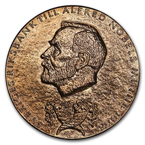 Buy 1980 Sweden Gilt-Silver Medal Alfred Nobel SP-66 PCGS (Economics ...