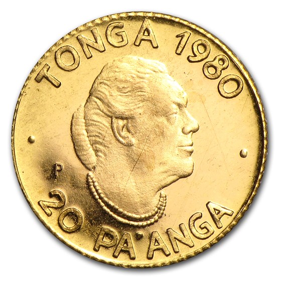 Buy 1980 Tonga Gold 20 Pa'Anga BU | APMEX