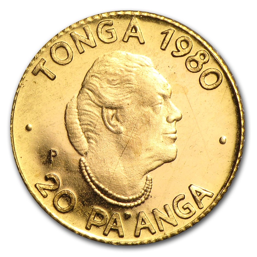 Buy 1980 Tonga Gold 20 Pa'Anga BU | APMEX
