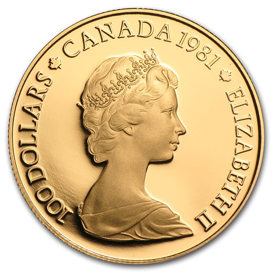 Buy 1981 Canada 1/2 oz Proof Gold $100 National Anthem: O Canada! | APMEX