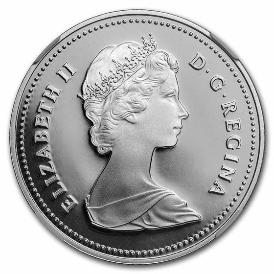 Buy 1981 Canada Silver Dollar PF-70 Ultra Cameo NGC (Trans. Railroad ...