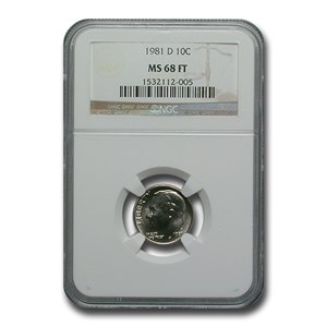 Buy 1981-D Roosevelt Dime MS-68 NGC (FT) | APMEX