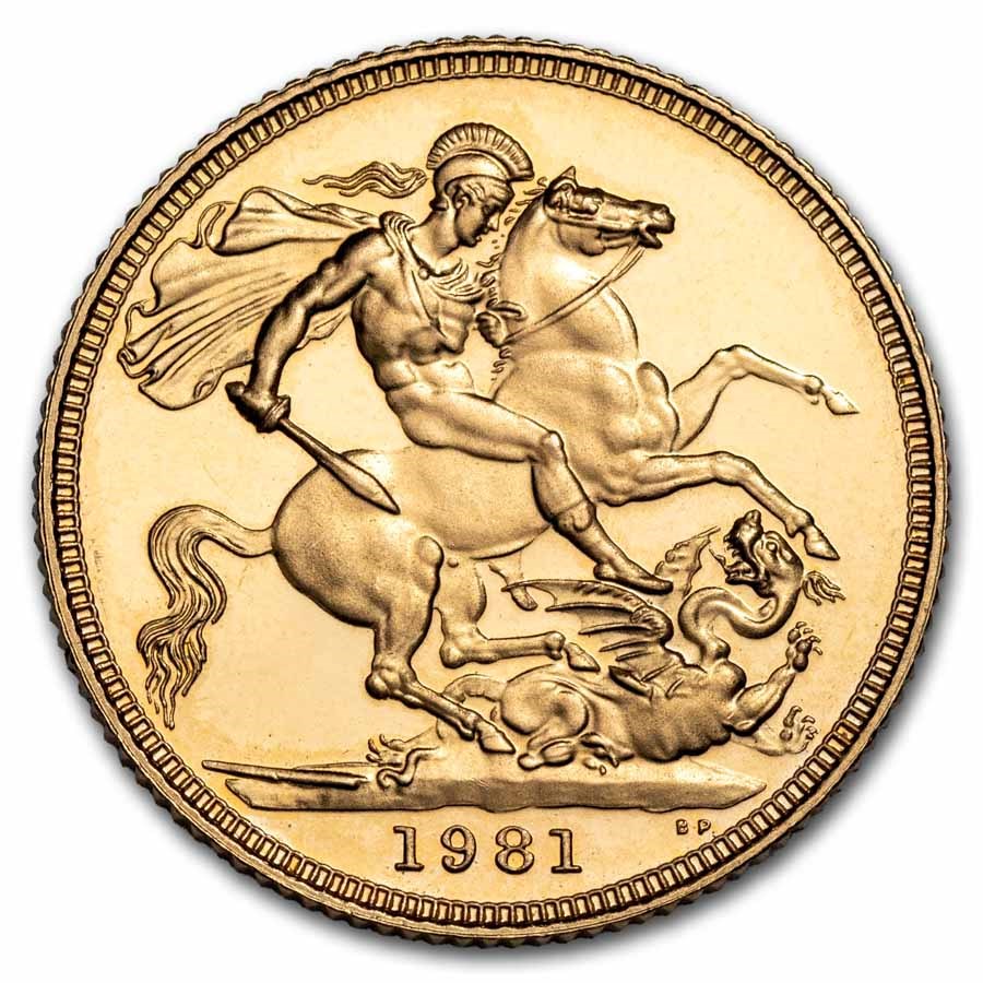 Buy 1981 GB Gold Sovereign Elizabeth II Proof | APMEX