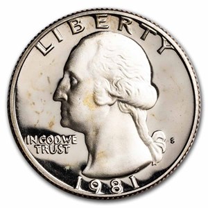 Buy 1981-S Washington Quarter Type-I Gem Proof | APMEX