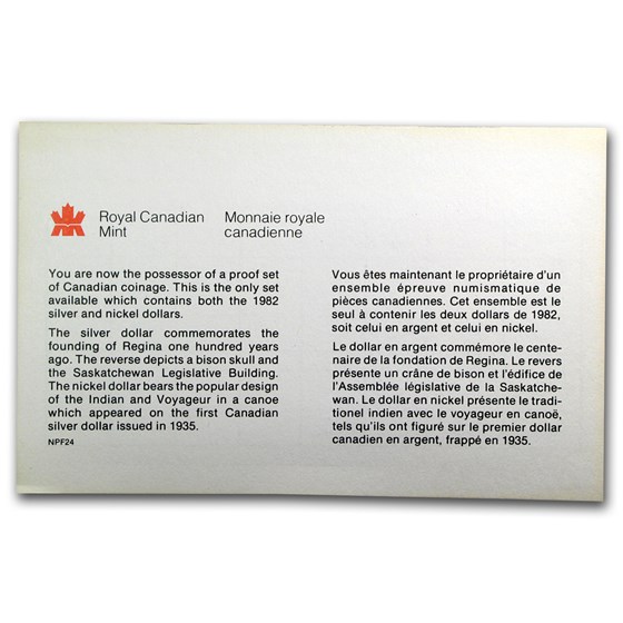 Buy 1982 Canada 7-Coin Double Dollar Proof Set | APMEX