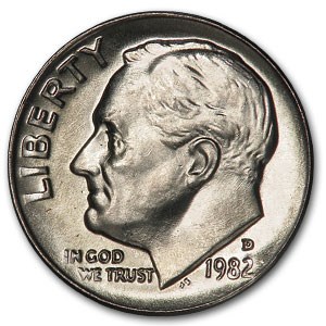 Buy 1982-D Roosevelt Dime BU | APMEX