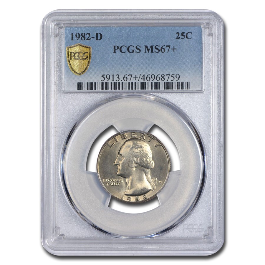 Buy 1982-D Washington Quarter MS-67+ PCGS | APMEX
