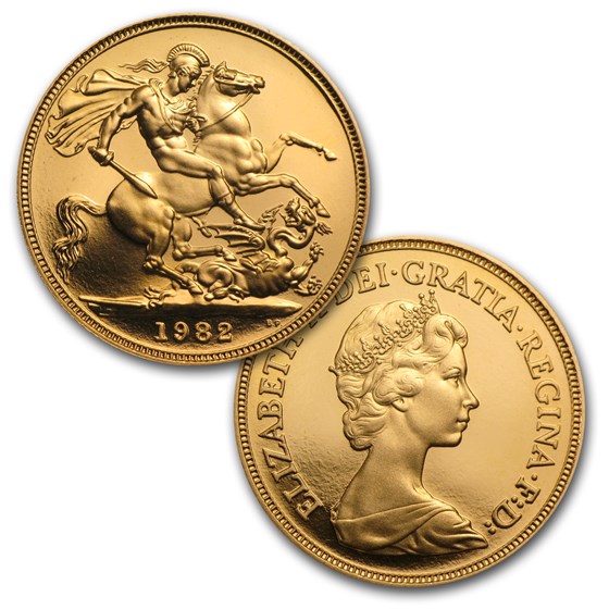 Buy 1982 Great Britain 4-Coin Gold Sovereign Proof Set | APMEX