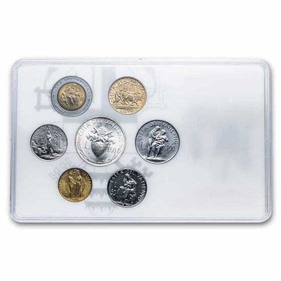 Buy 1982 Vatican City Pope John Paul II 7-Coin Set BU | APMEX