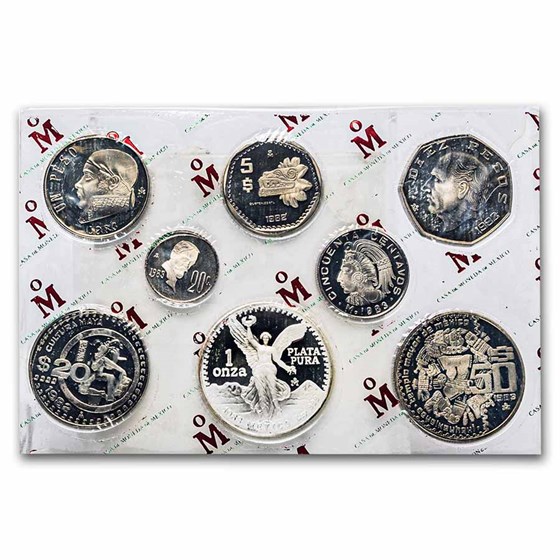 Buy 8-Coin 1983 Mexican Silver Libertad Proof Set | APMEX